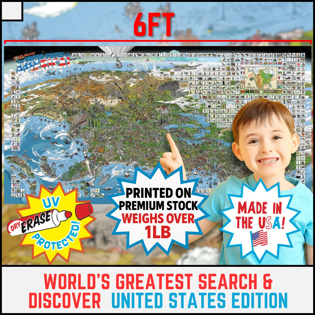Giant Search and Find Poster: The Ultimate Guide to the Biggest – WGSAD®